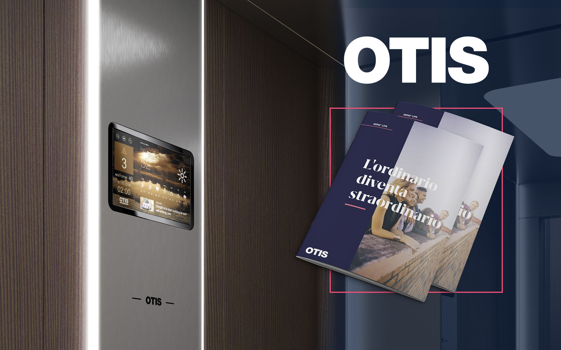 L’ascensore senza locale macchina in classe A con display multimediale ...