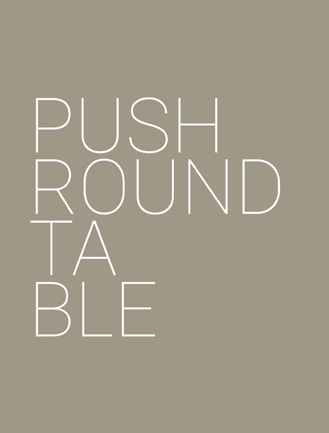 New PUSH table and chair by Myyours: the pleasure of eating outdoors