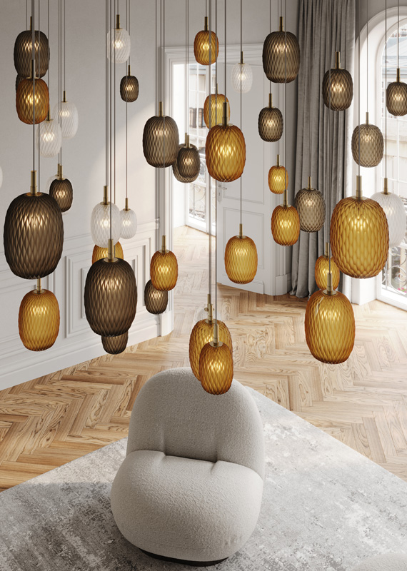 Create your own crystal lighting installation: BOMMA Constellations