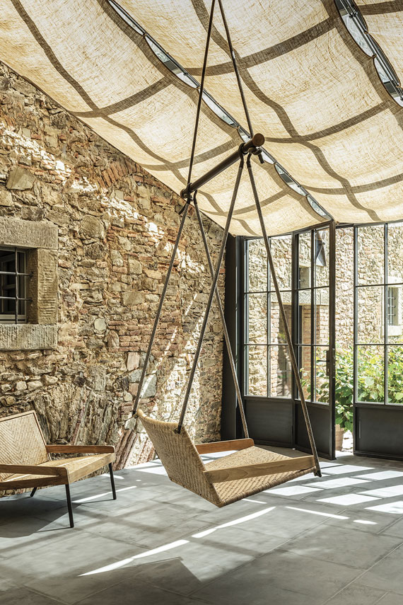 Ethimo Outdoor Interiors: the interior connects to the outdoor