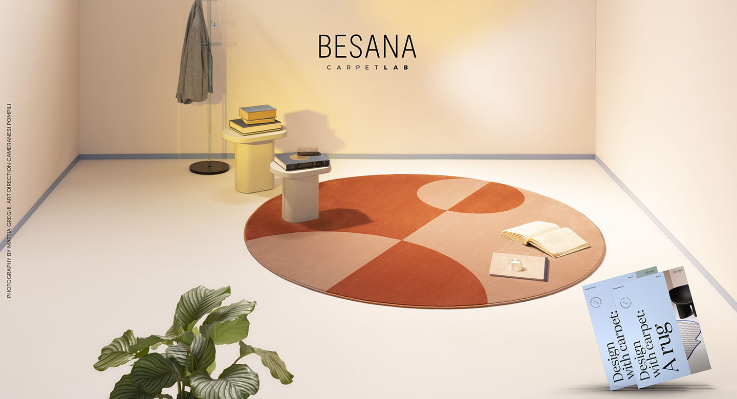 Design with carpet: download the new Design Manual by Besana Carpet Lab