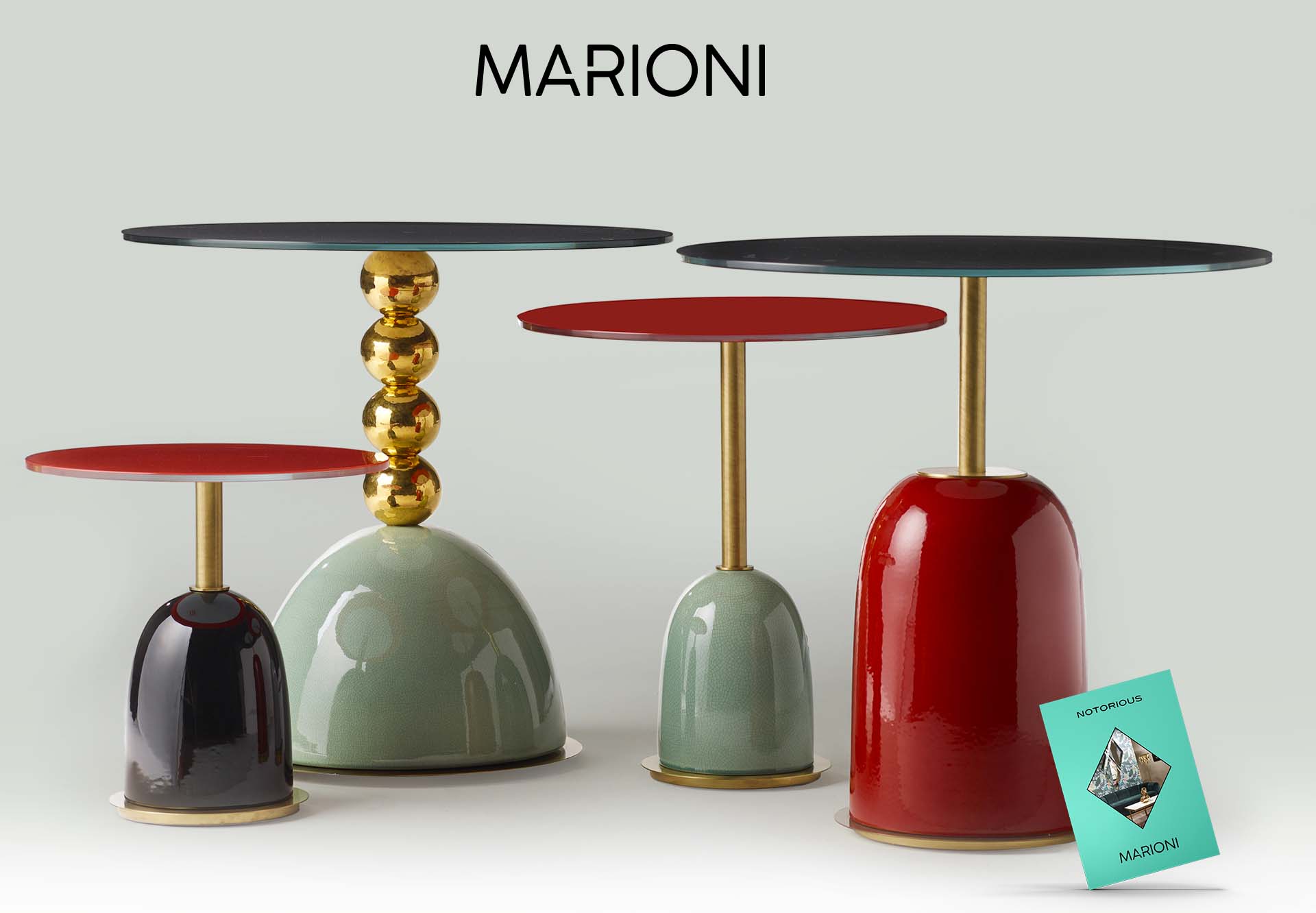 Customizable furniture and lighting fixtures: Pins line by Marioni