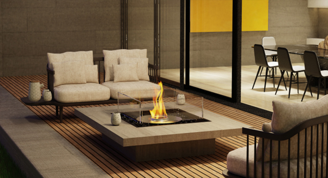 In-outdoor bioethanol fireplaces EcoSmart Fire. Become a Trade Partner