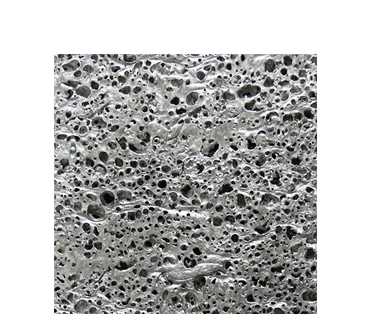 Stabilized aluminum foam panel Alusion: architectural applications