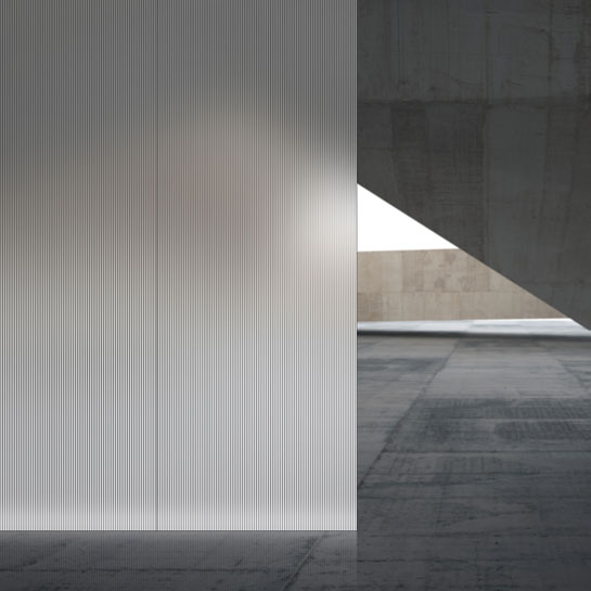 Madras glass presents Trix, its new linear satin-finish glass