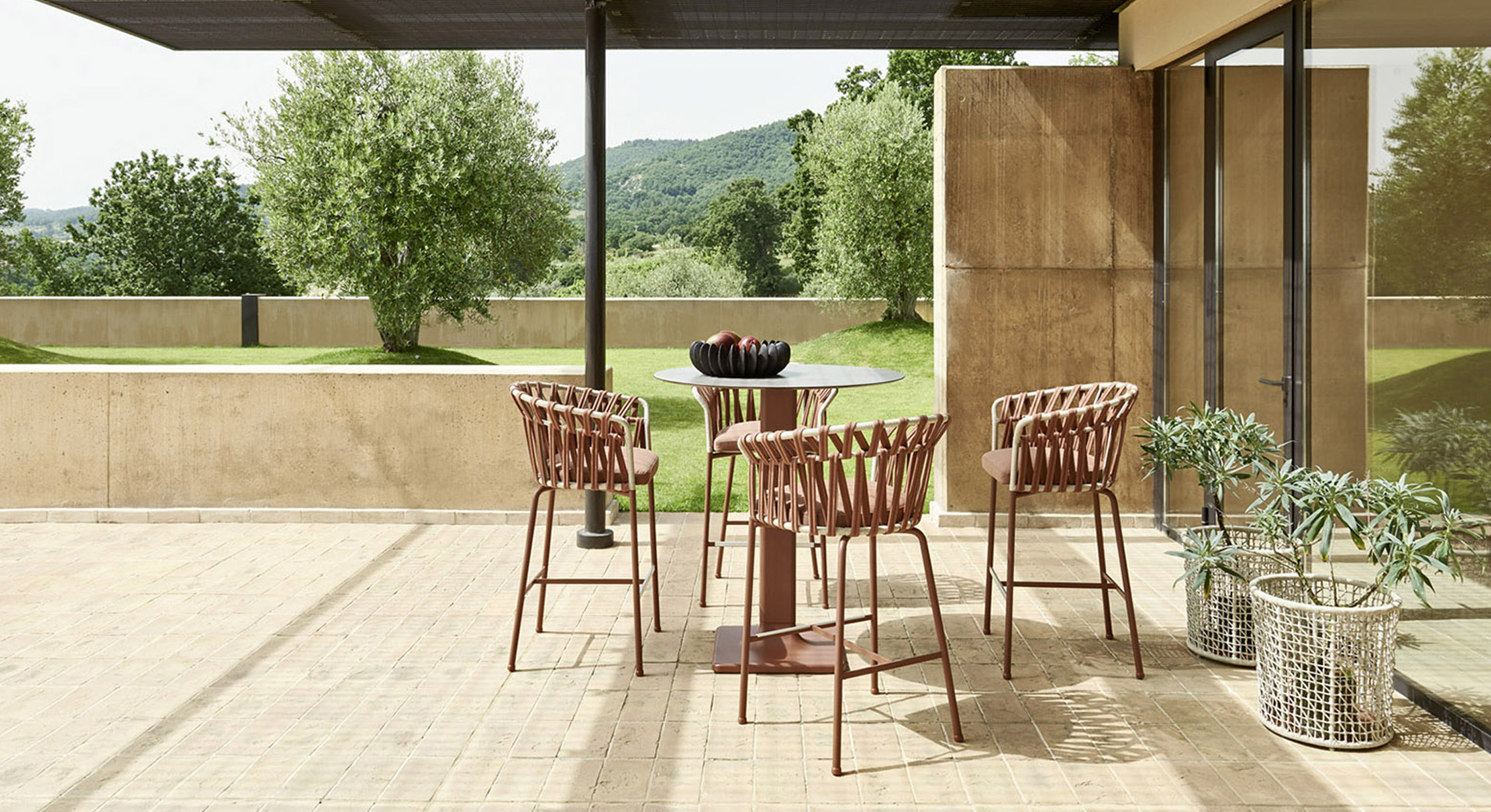 Emma Cross by Varaschin outdoor collection inspired by nature