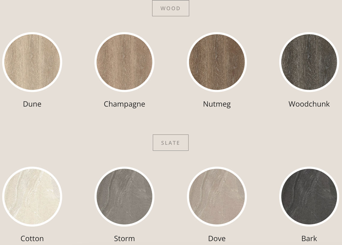 Slate and oak. A rustic touch with sober contemporaneity: discover ...