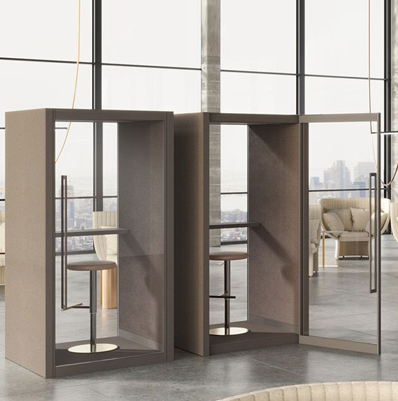 Privé free-standing modular acoustic boxes: acoustic and visual privacy ...