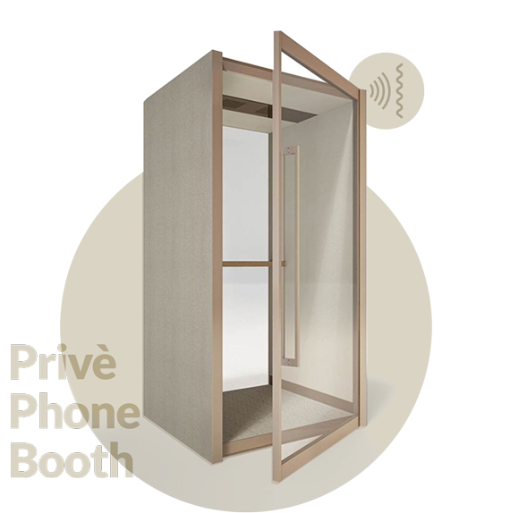 Privé free-standing modular acoustic boxes: acoustic and visual privacy ...