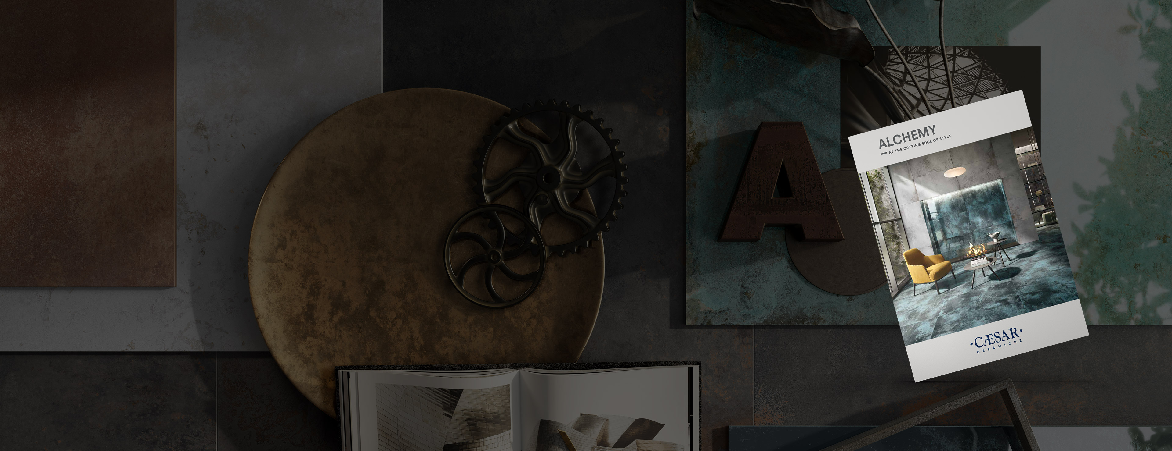 Ceramiche Caesar Alchemy, la bellezza dell'effetto metallo nella nuova ...