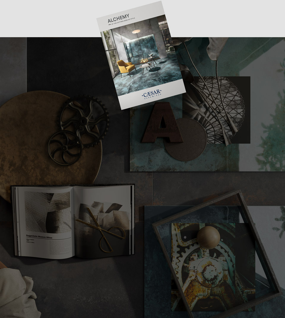 Ceramiche Caesar Alchemy, la bellezza dell'effetto metallo nella nuova ...