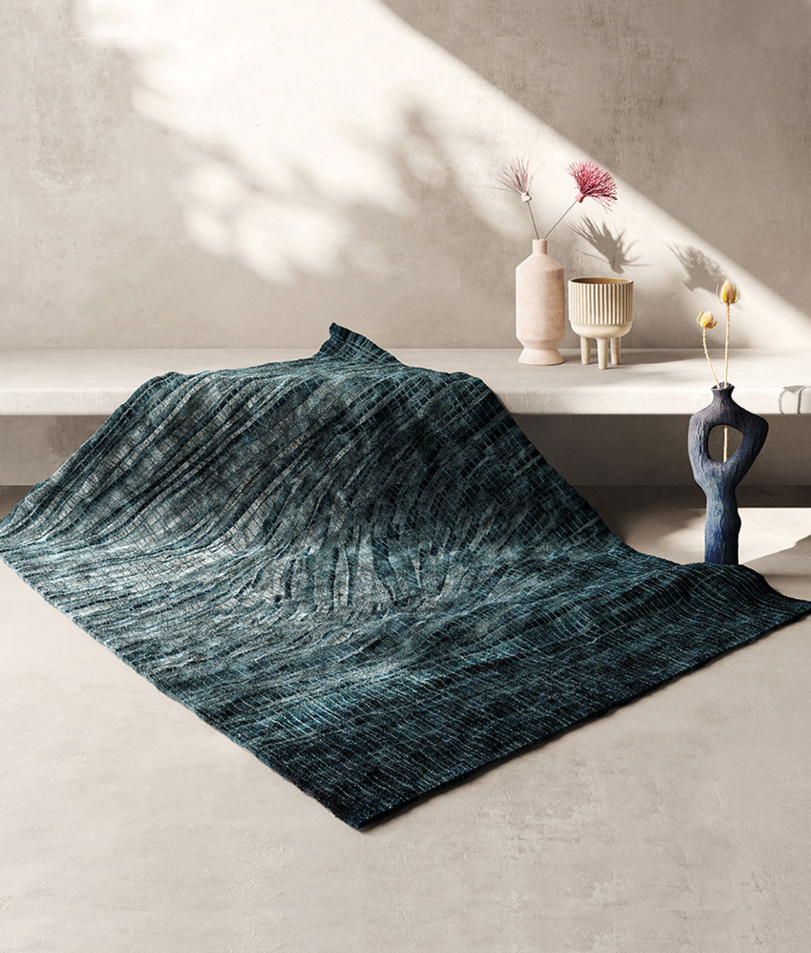 Inkiostro Bianco, rug collection: a universe of moving sensation