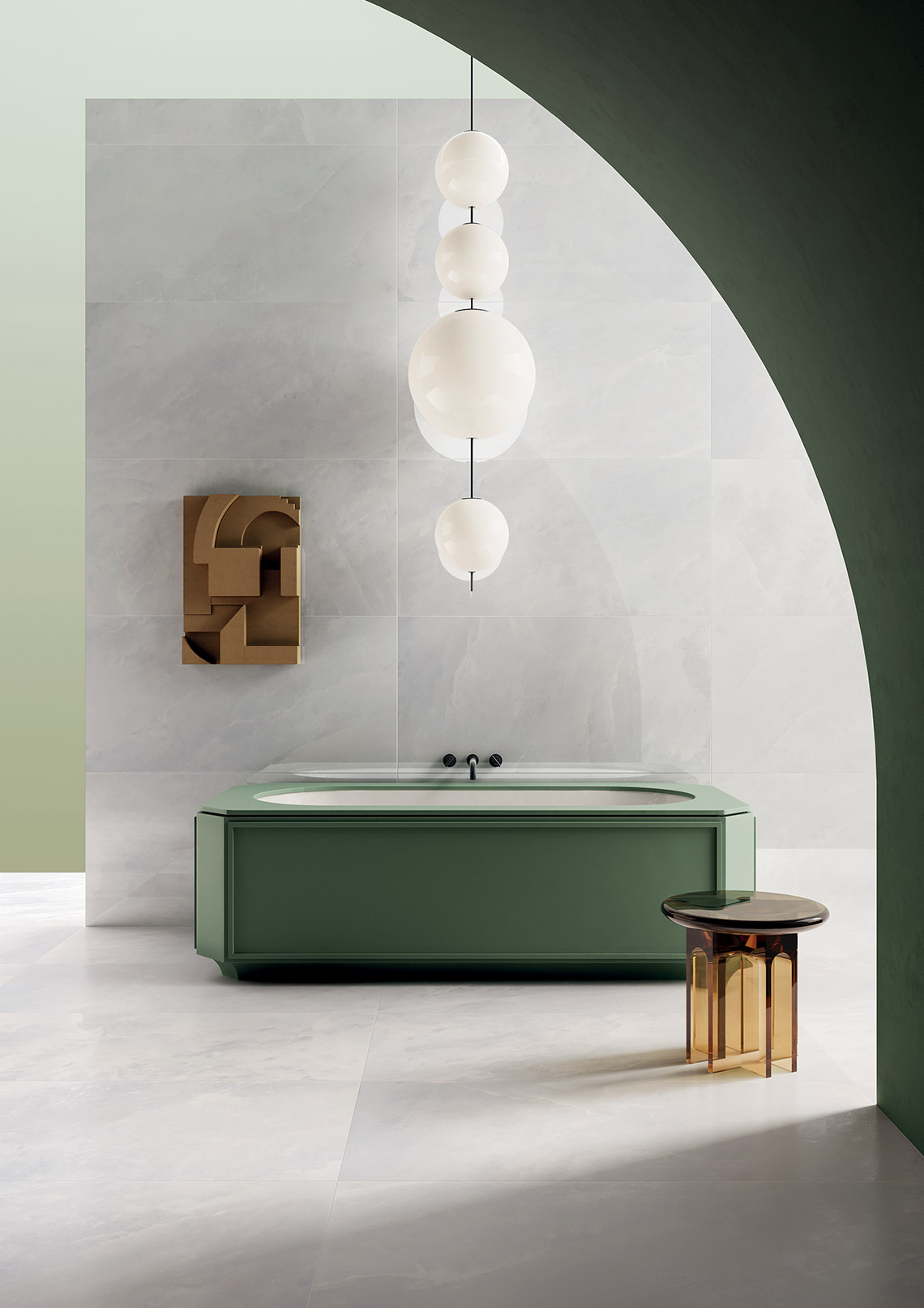 Archisalt surfaces by Cerdisa, a neverending ceramic salt dream