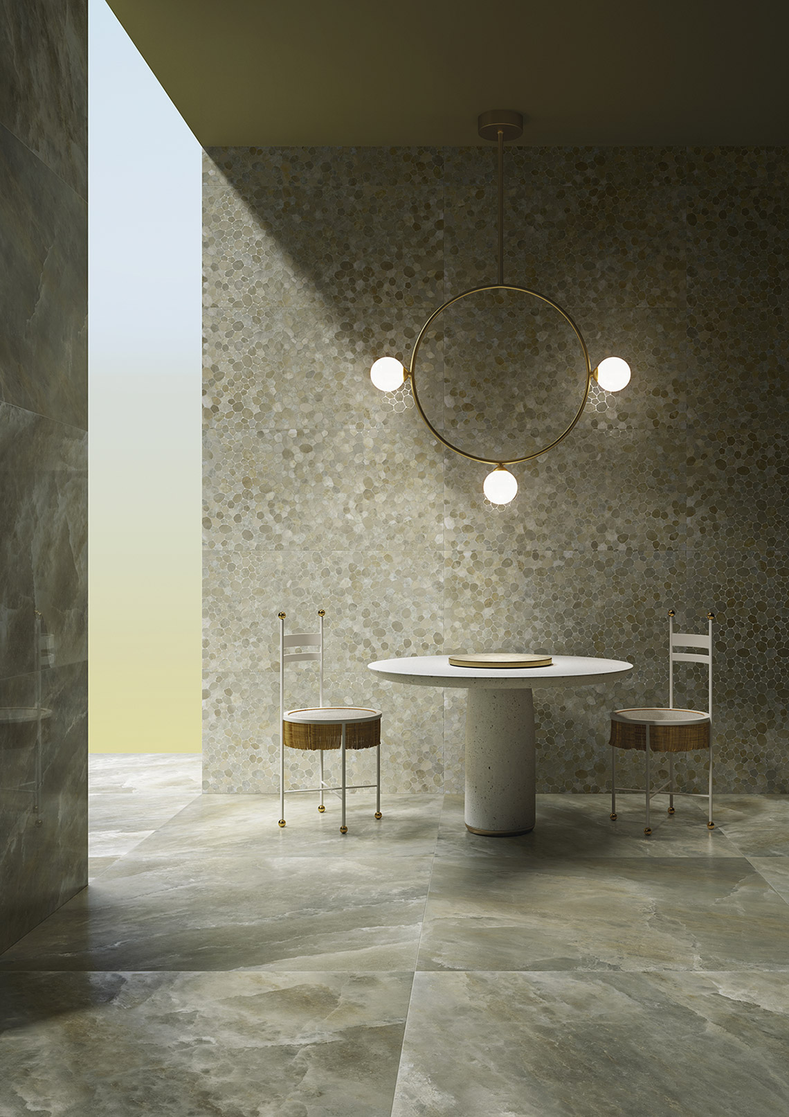 Archisalt surfaces by Cerdisa, a neverending ceramic salt dream