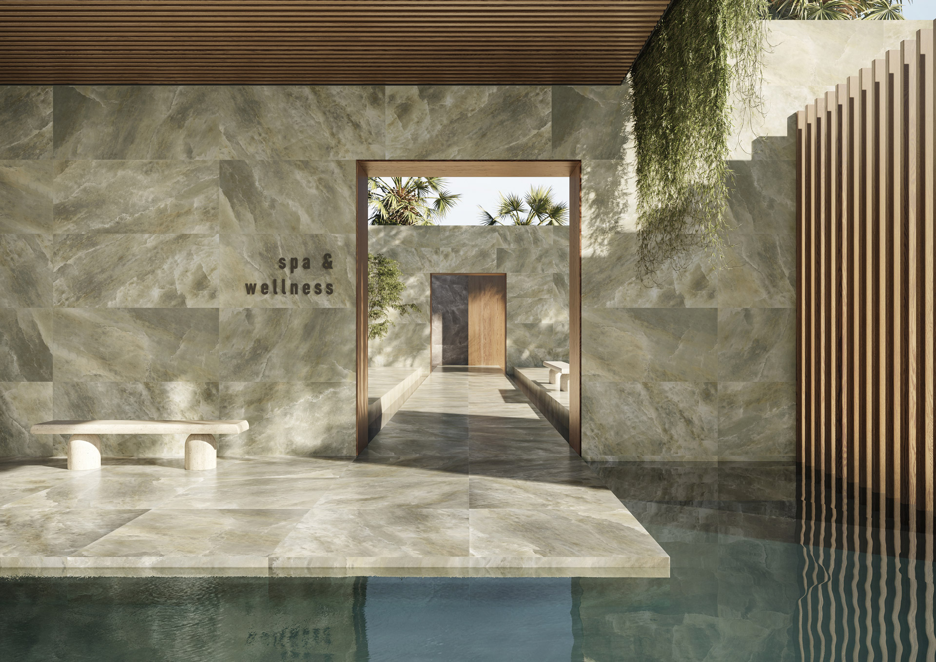 Archisalt surfaces by Cerdisa, a neverending ceramic salt dream