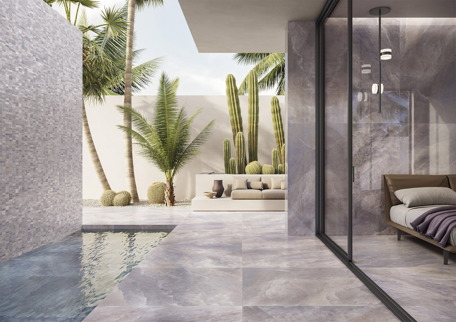 Archisalt surfaces by Cerdisa, a neverending ceramic salt dream