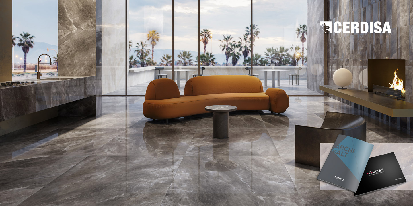 Archisalt surfaces by Cerdisa, a neverending ceramic salt dream