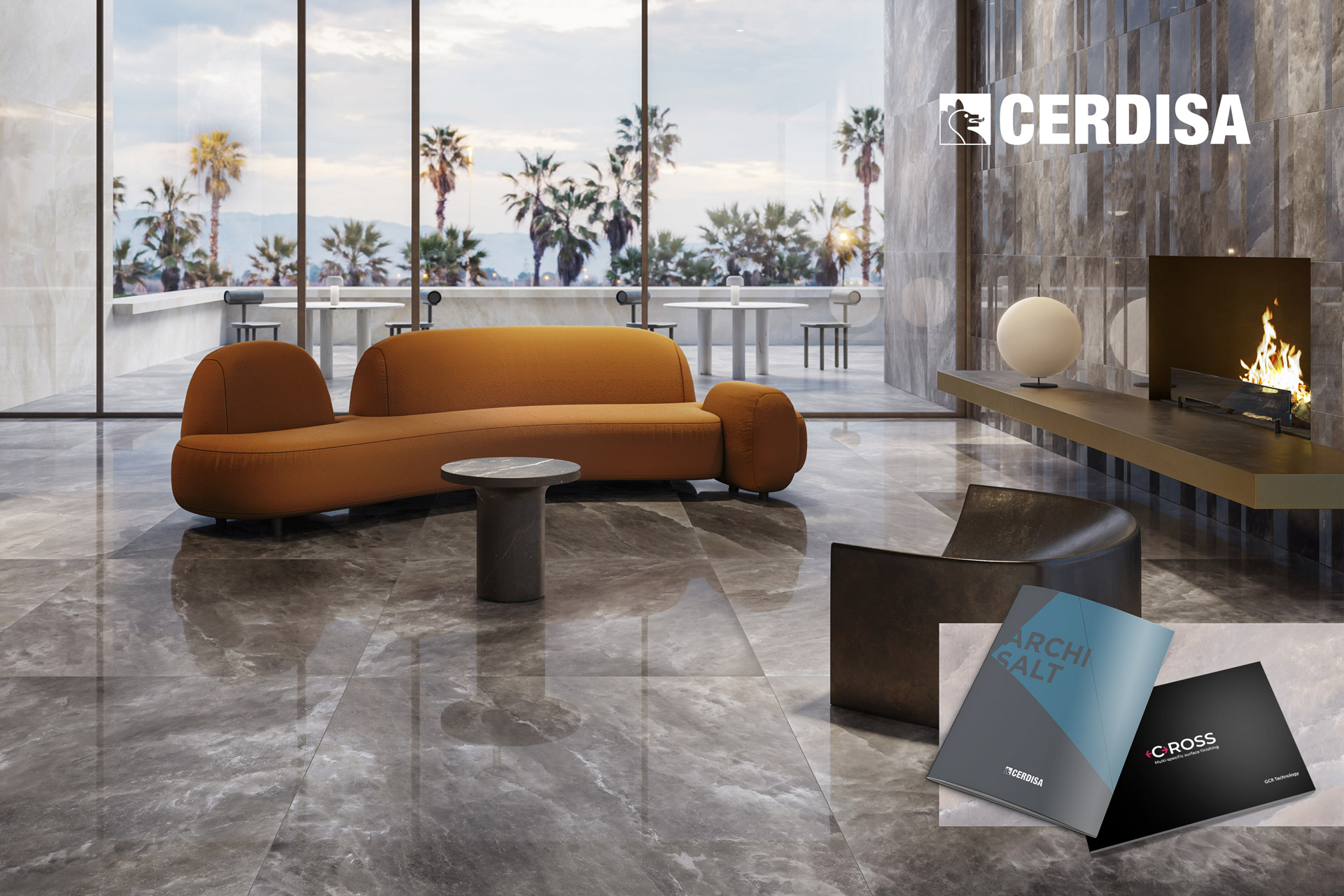 Archisalt surfaces by Cerdisa, a neverending ceramic salt dream