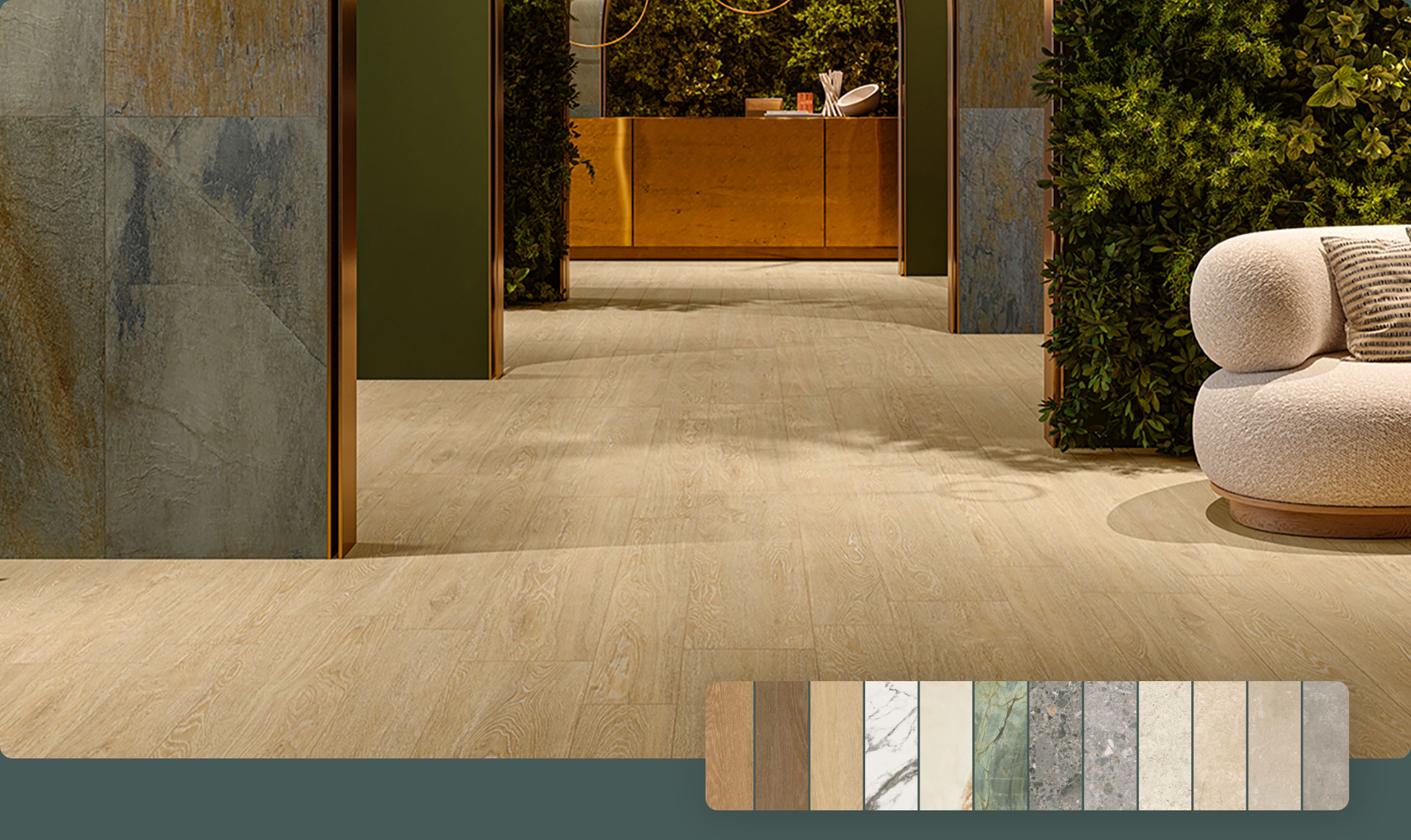 Revigrés Synchrony, ceramic tile collections: the effect of wood ...