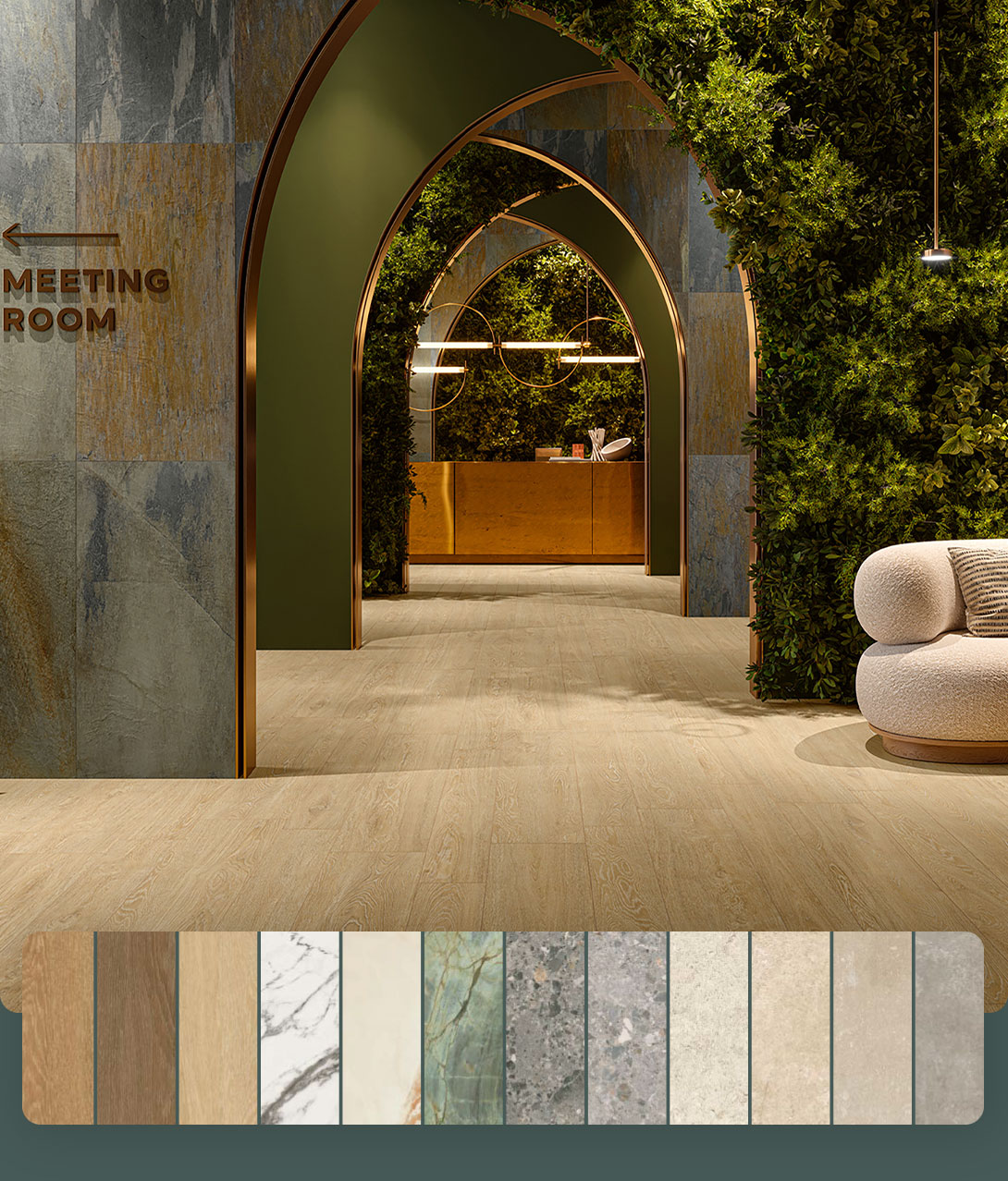 Revigrés Synchrony, ceramic tile collections: the effect of wood ...