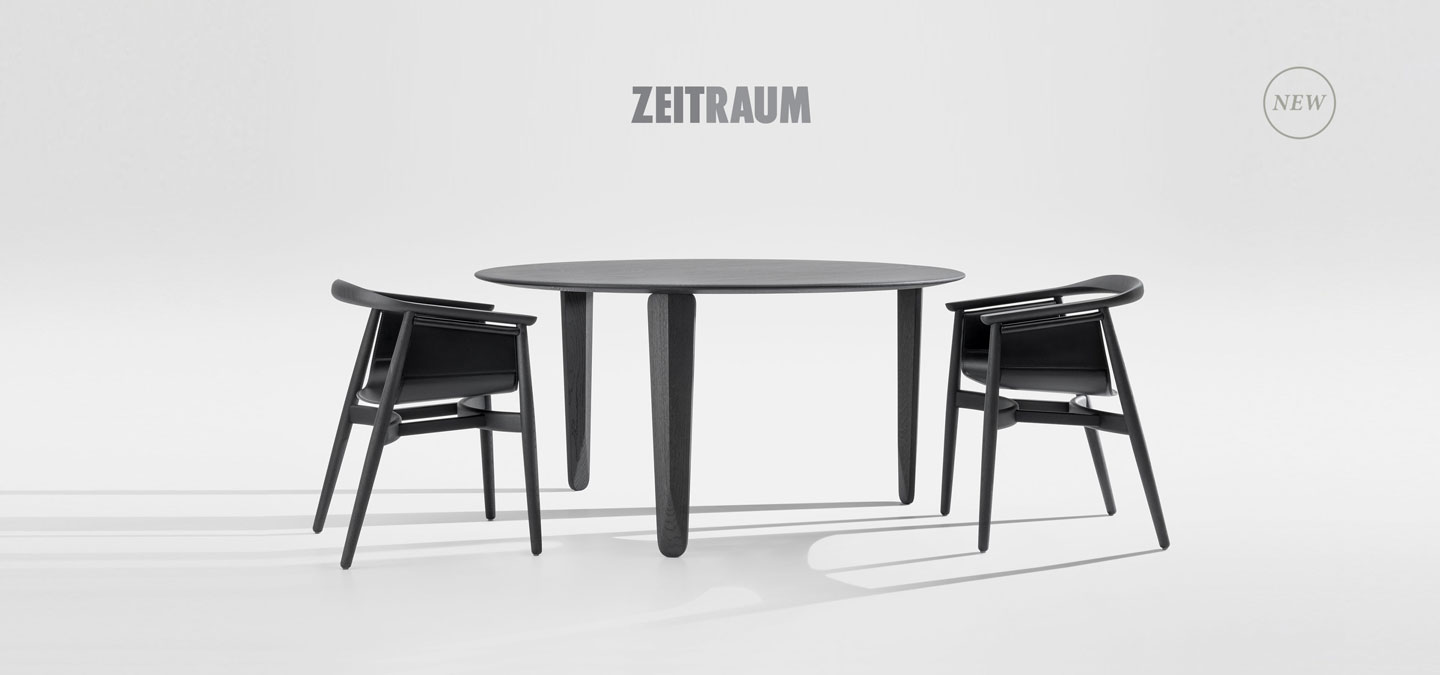 KUYU DINE table: cut diamonds made of solid wood by Zeitraum