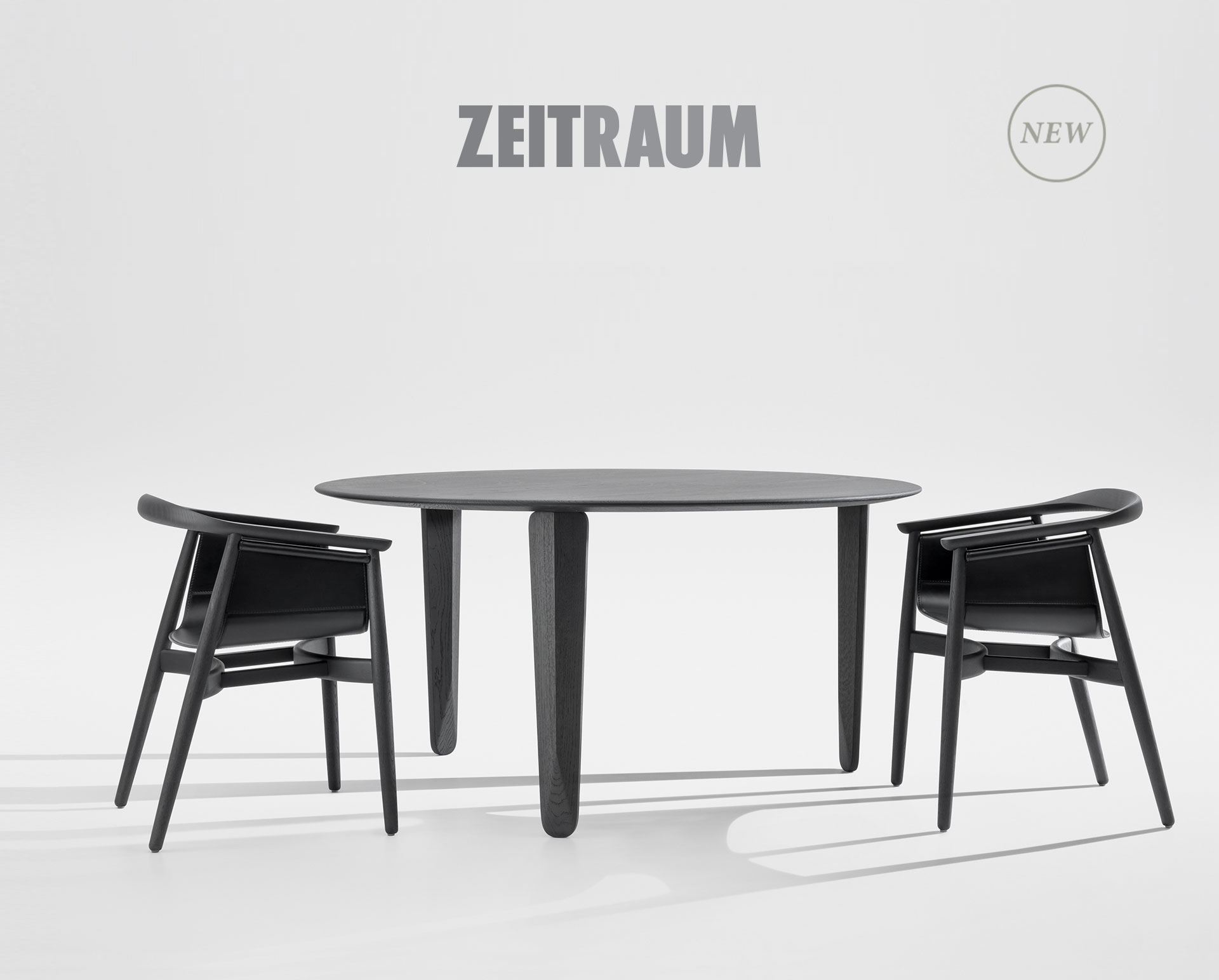 KUYU DINE table: cut diamonds made of solid wood by Zeitraum