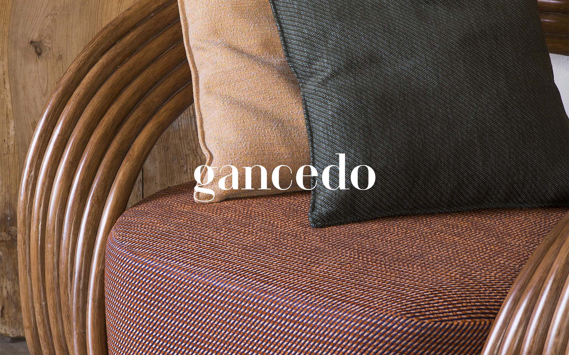 Sustainable in-outdoor fabrics in different textures and colors by Gancedo
