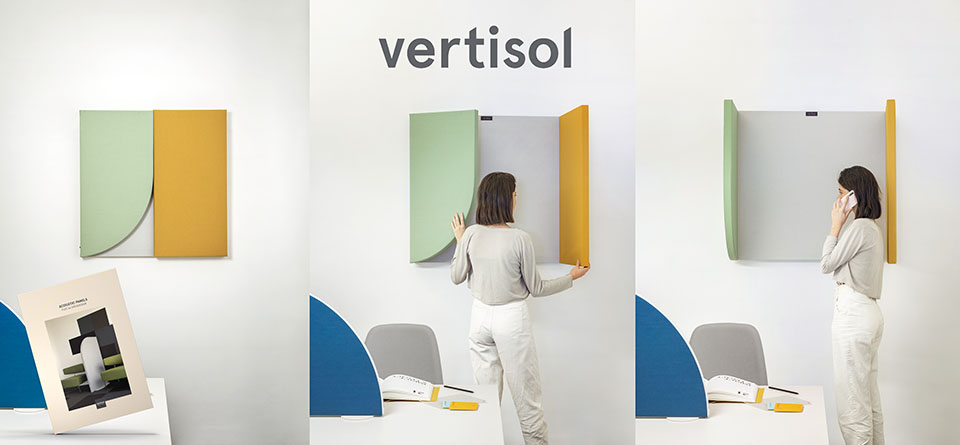 Acoustic panels Plec by Vertisol: soundproofs, divides, customises and ...