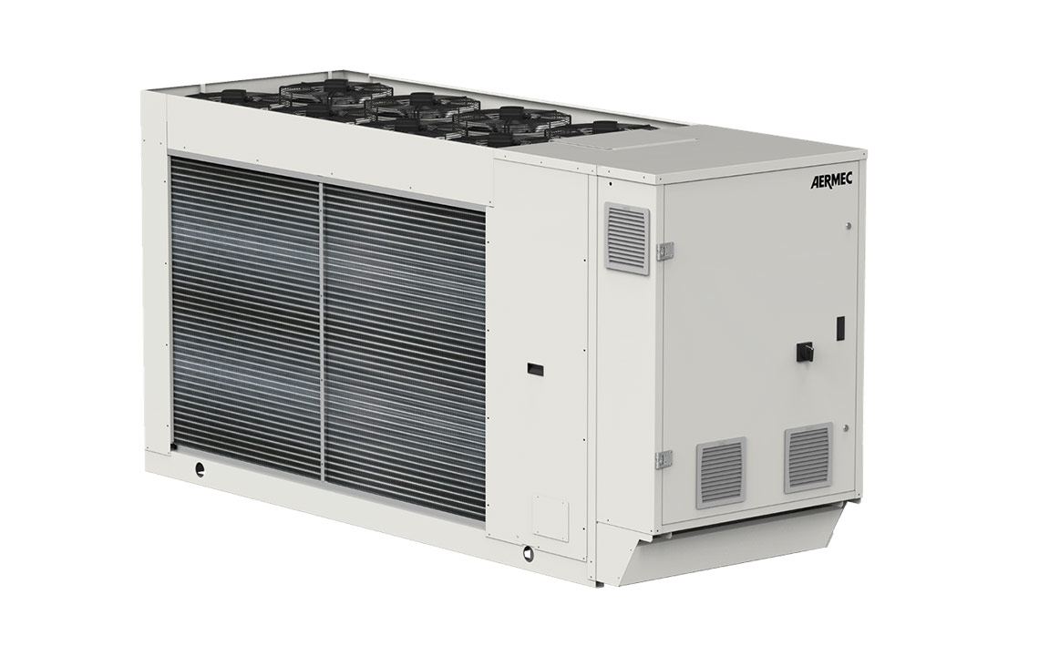 Aermec, la nuova generazione di refrigeratori e pompe di calore aria-acqua