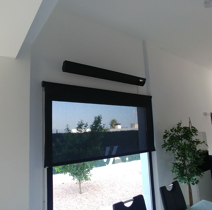 Slimline infrared radiant indoor heaters Infralia