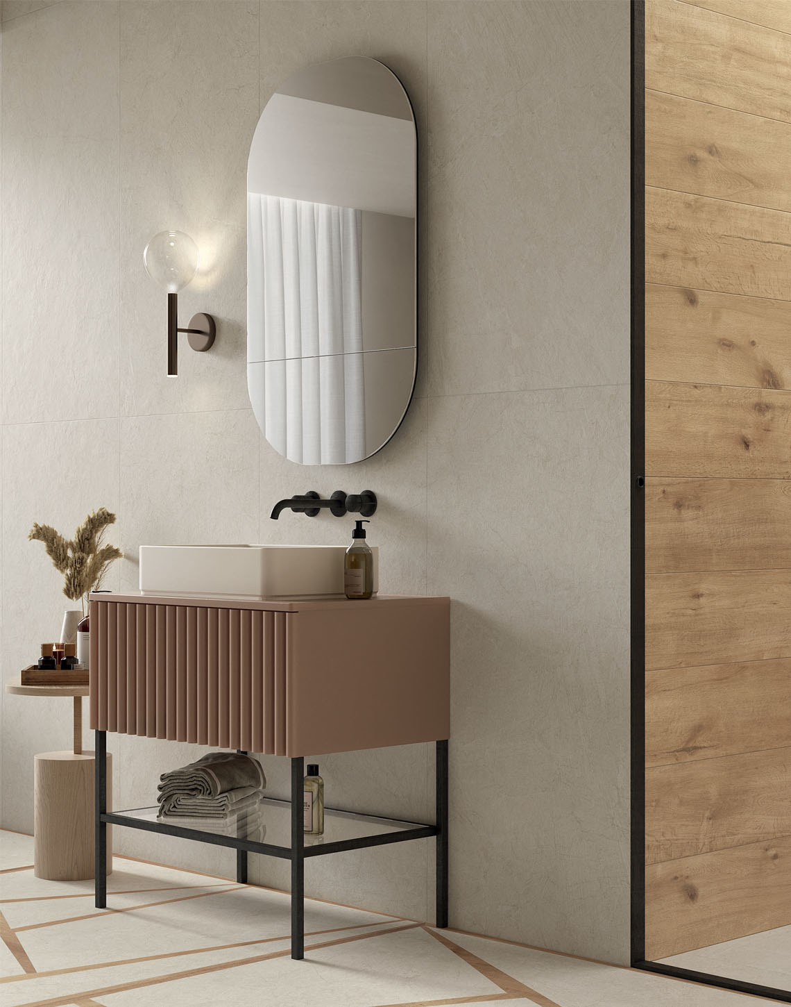 Pastorelli Mindwalk: floors and walls with inclusions inspired by the ...