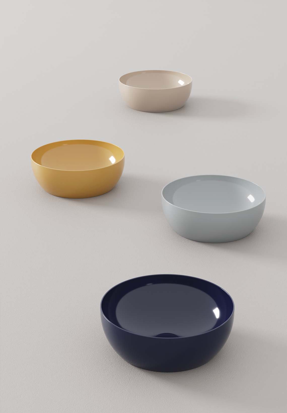 Bathroom furniture with a new approach to color: Elegance Croma by Azzurra