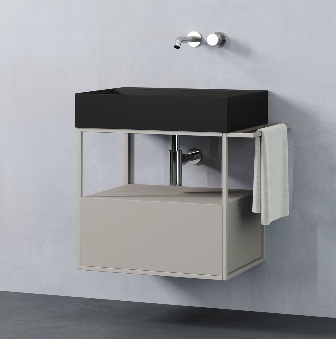 Bathroom furniture with a new approach to color: Elegance Croma by Azzurra