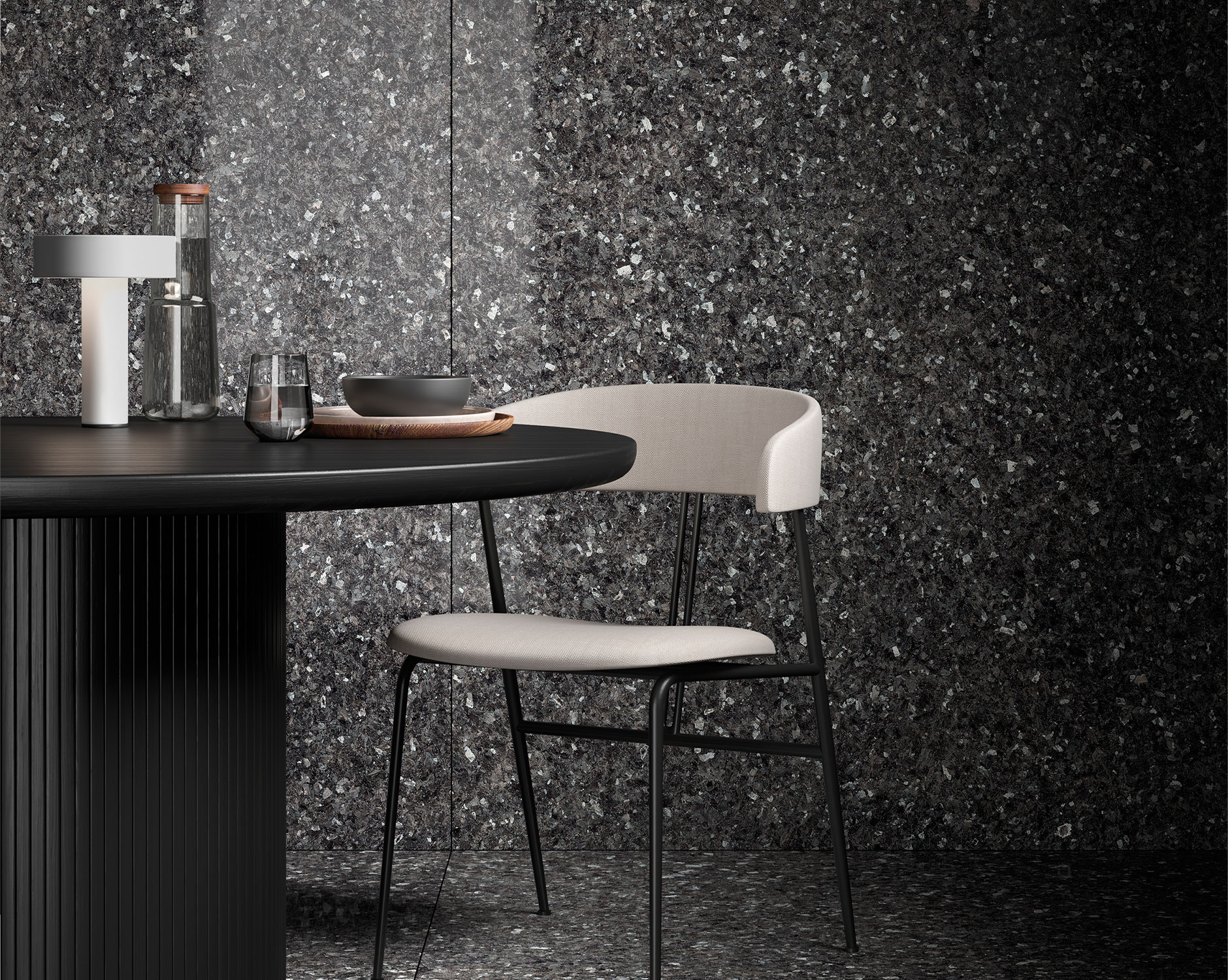 Granite-effect surfaces on large formats MaxFine by FMG