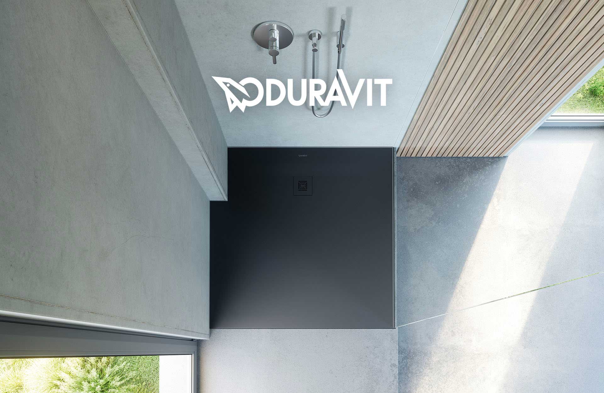 First recyclable DuraSolid® Nature shower tray: Duravit Sustano