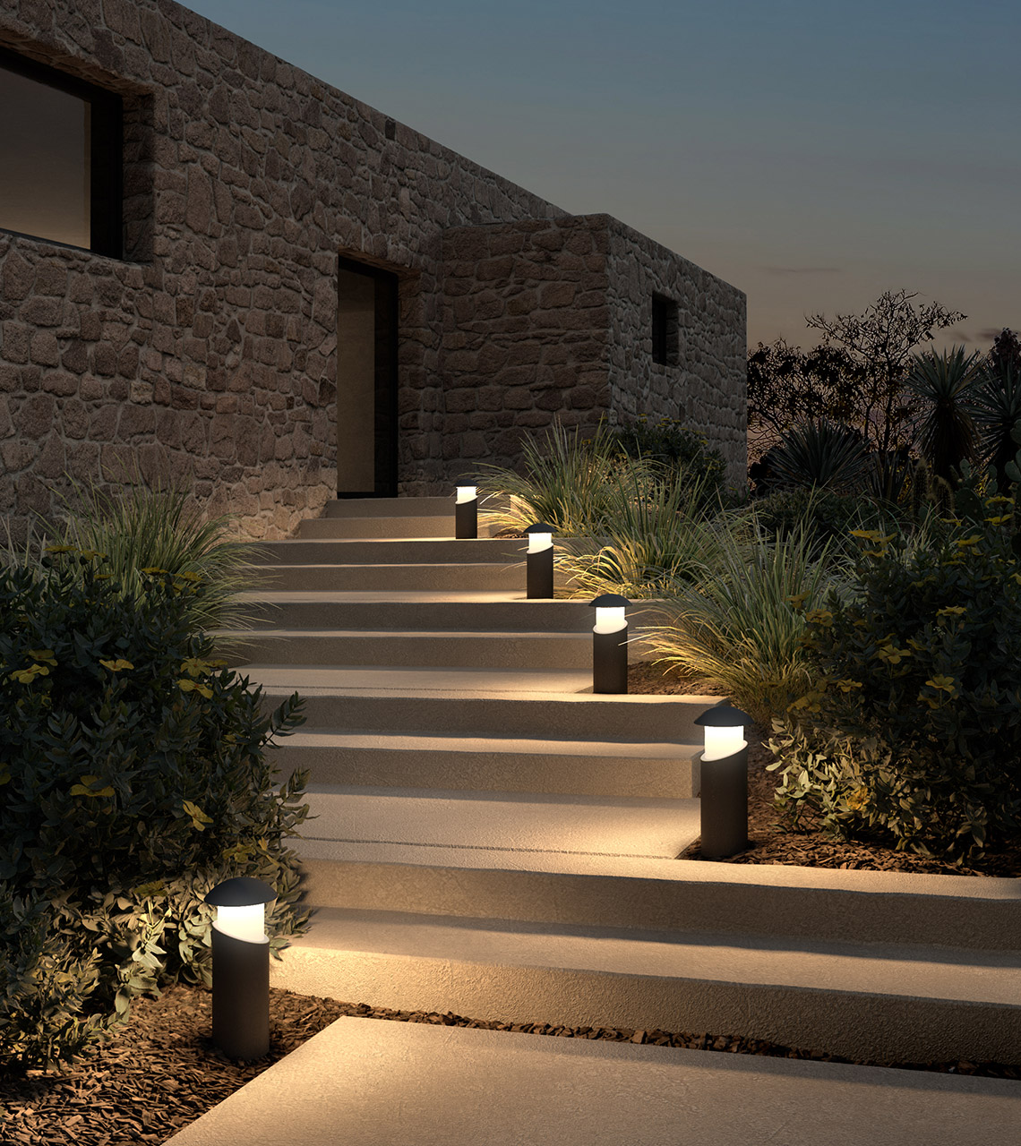 Recessed outdoor lighting by 9010novantadieci