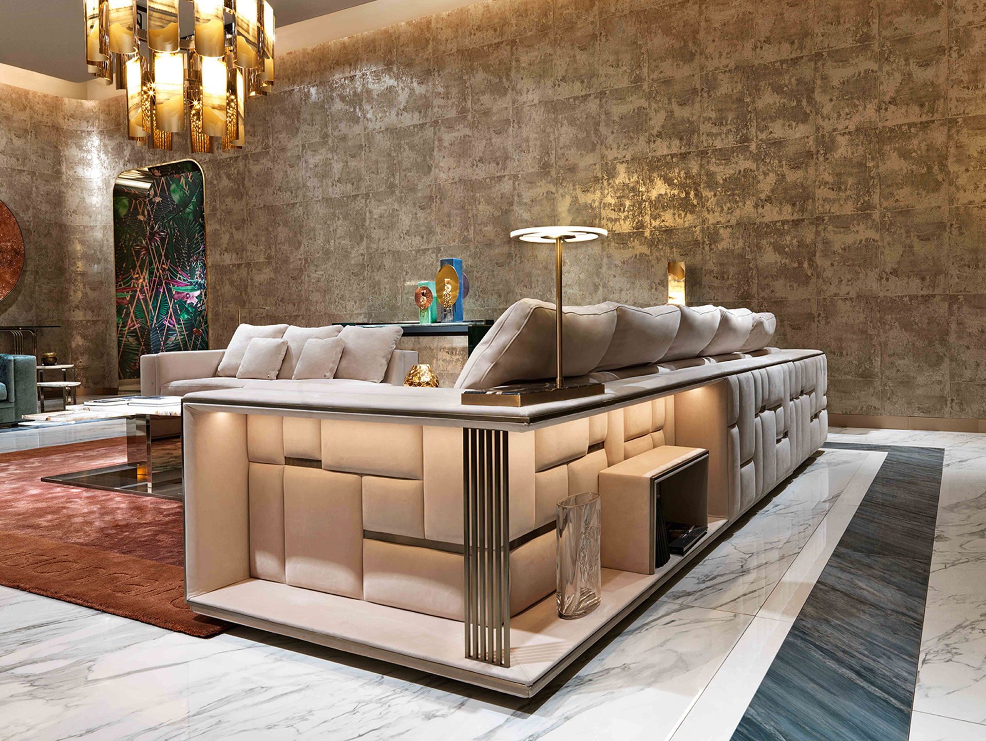 Modular mini-architecture for study, work and rest: Babylon Rack by Visionnaire