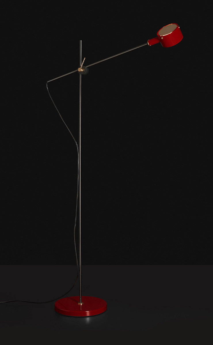 Oluce GO lamp: re-edition of a model designed by Giuseppe Ostuni in the ...