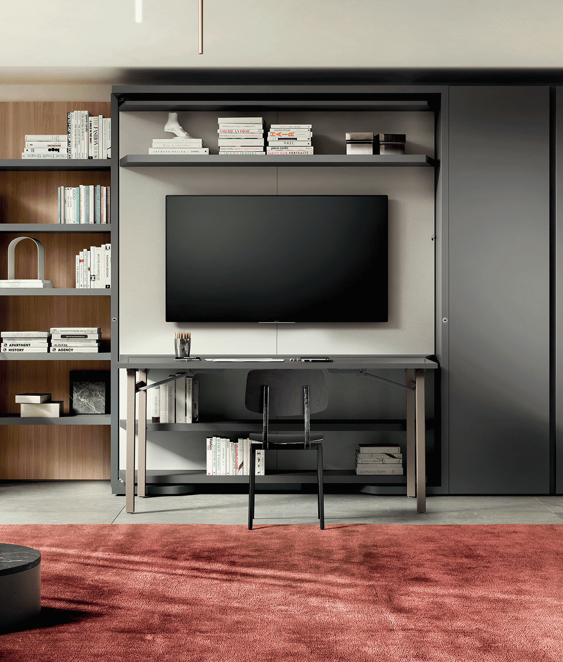 A dynamic scenario to have the functions of several rooms in one: LGM 2 ...