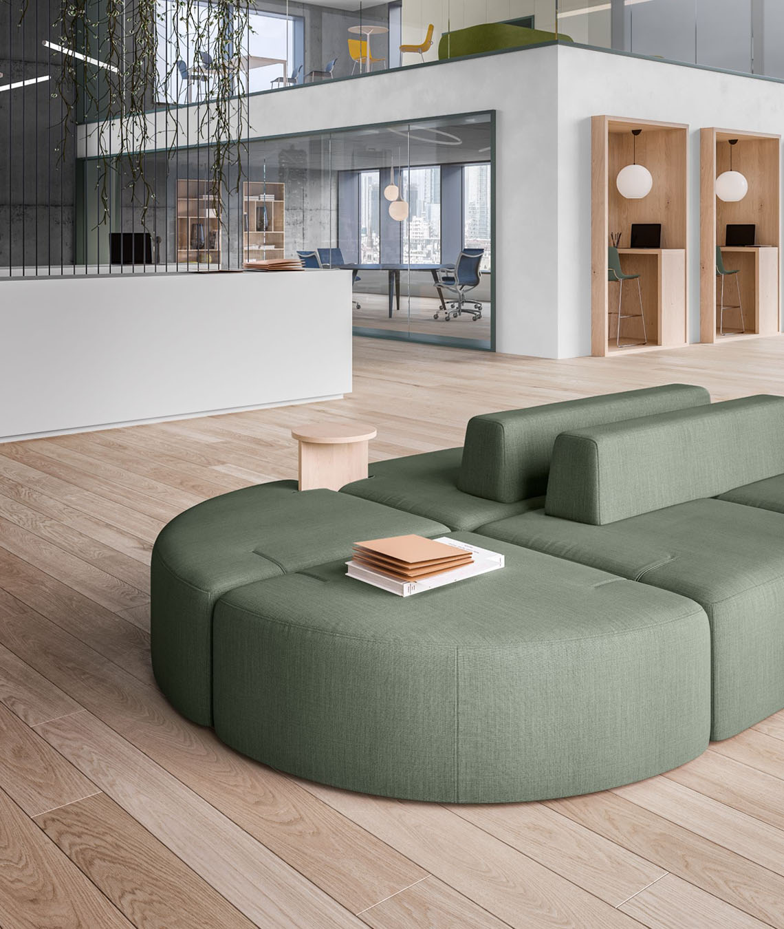 Sitland Lido: modular poufs to customize your waiting area