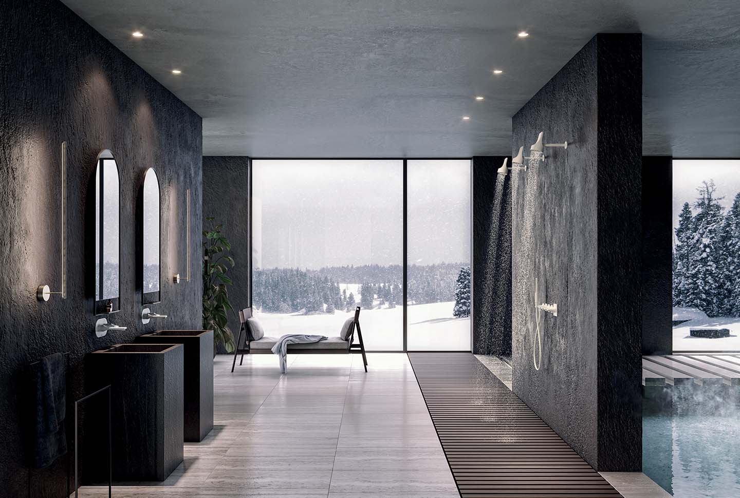 Showers, shower heads and mixers Bossini Apice: functionality ...