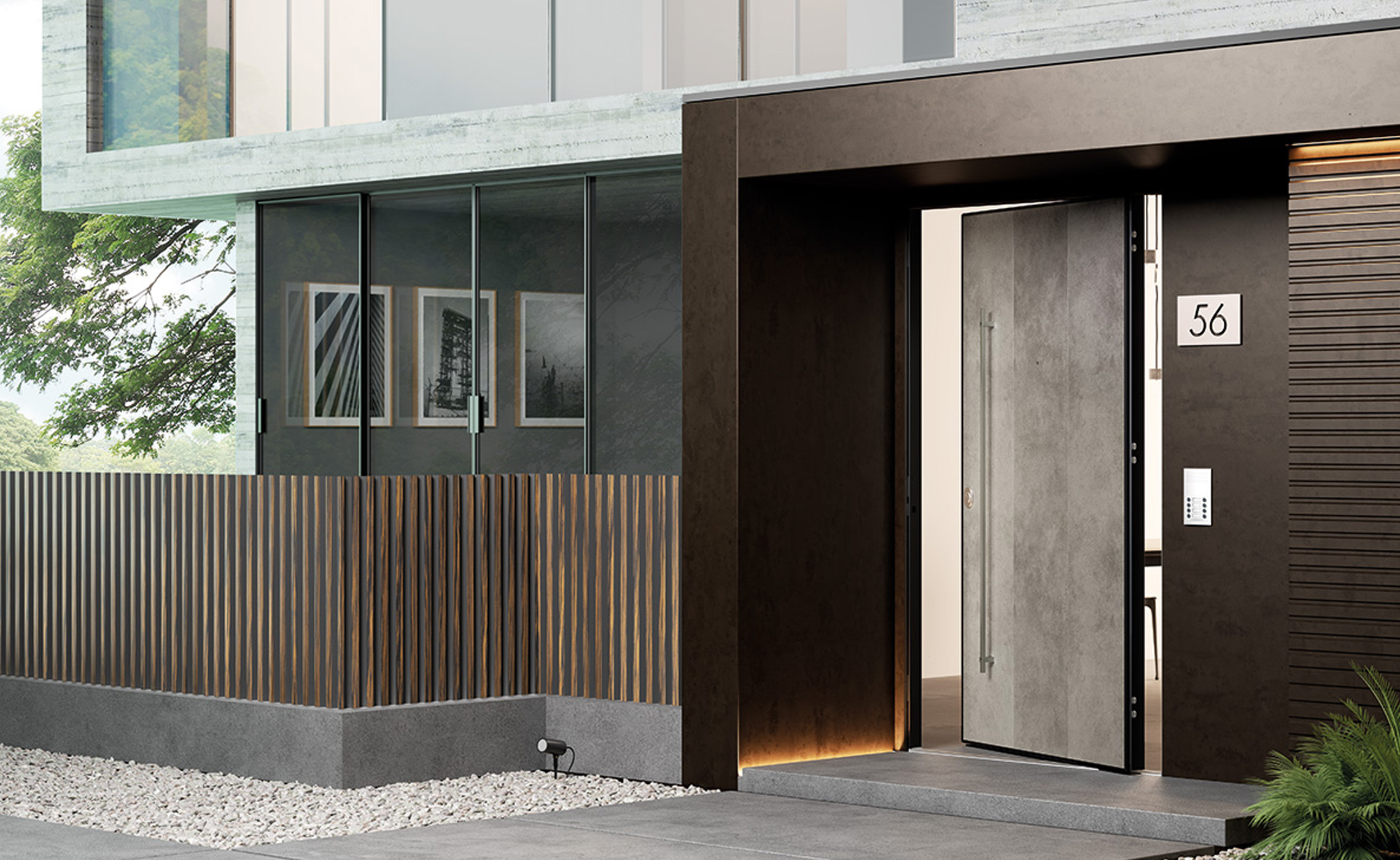 The pivot security door that combines design and safety, Di.Big