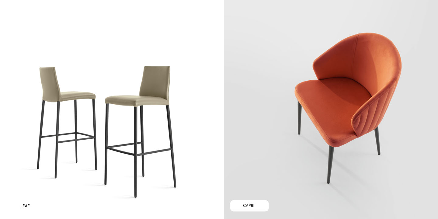 Chairs collection by Nitesco International: the evolution continues