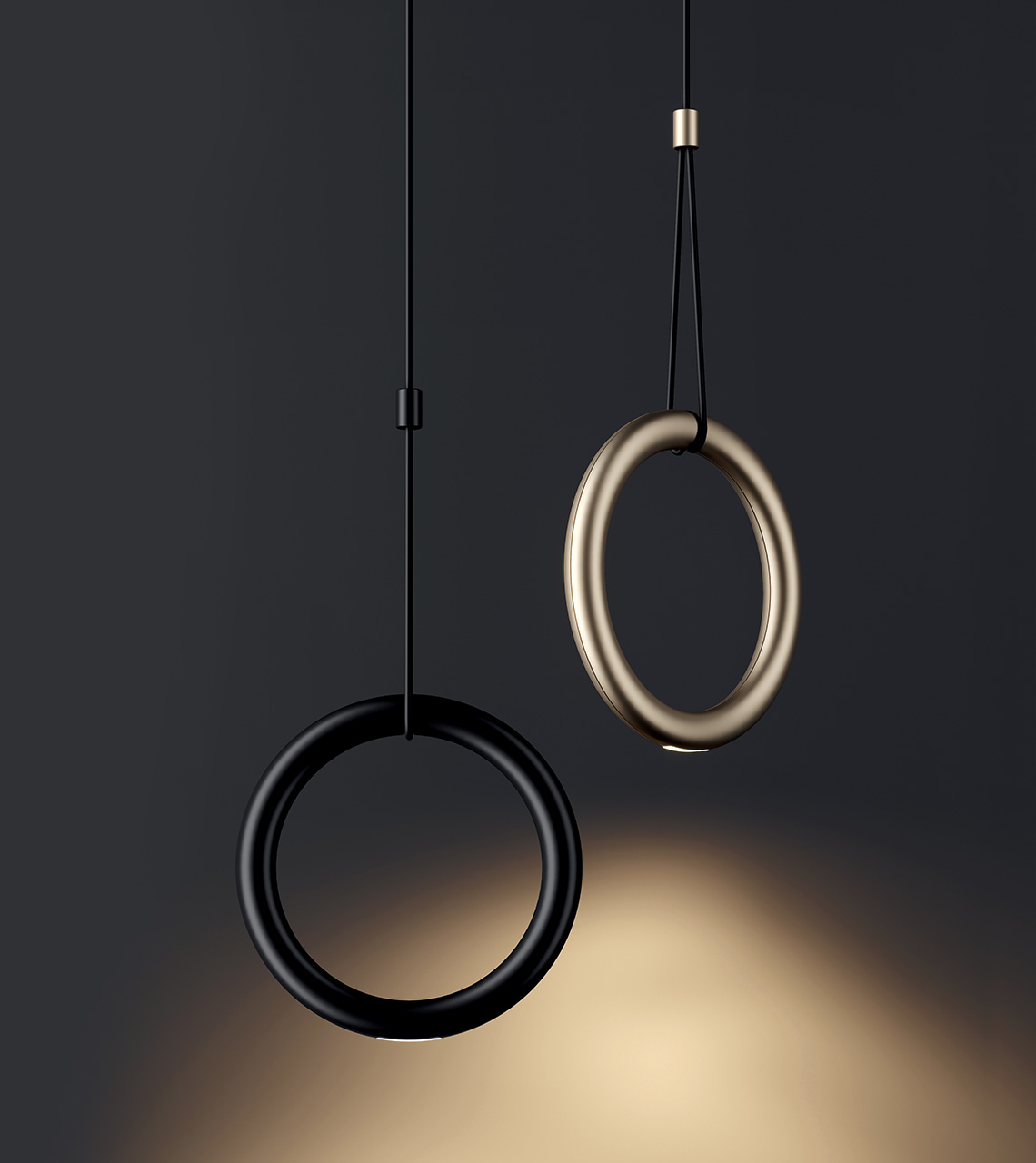 IVY by Lodes: minimalist and geometric pendant lamp by Vittorio Massimo