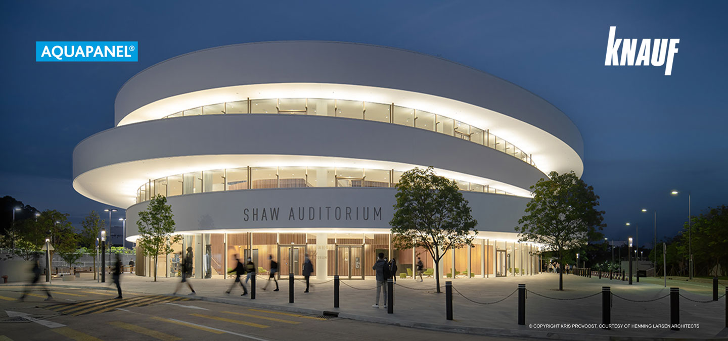Knauf Aquapanel for Shaw Auditorium: where high performance materials ...