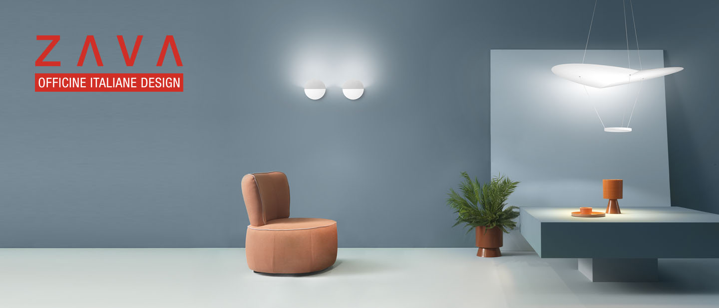 Cyrcle Zava metal lamps: effects of light and shadows generated by a ...