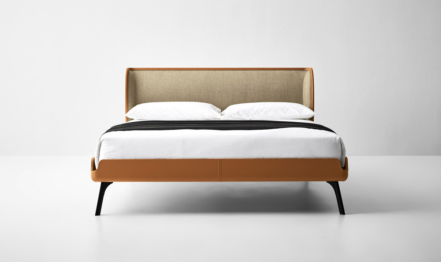 Gabri bed by Bolzan: classic in materials and finishes, contemporary in ...