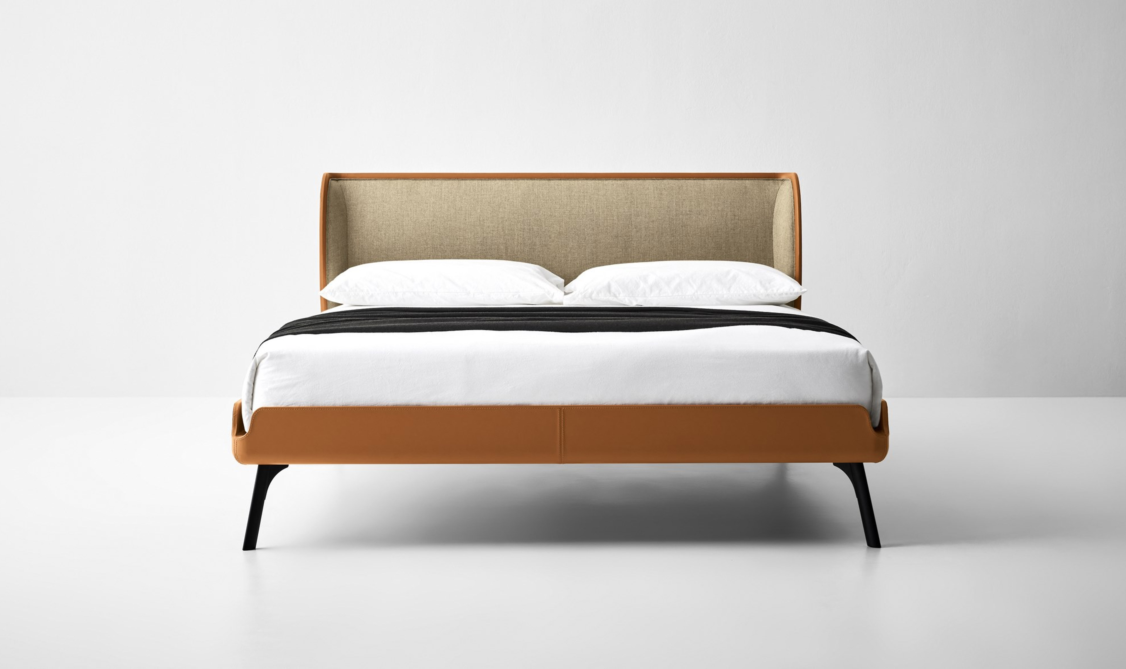 Gabri bed by Bolzan: classic in materials and finishes, contemporary in ...