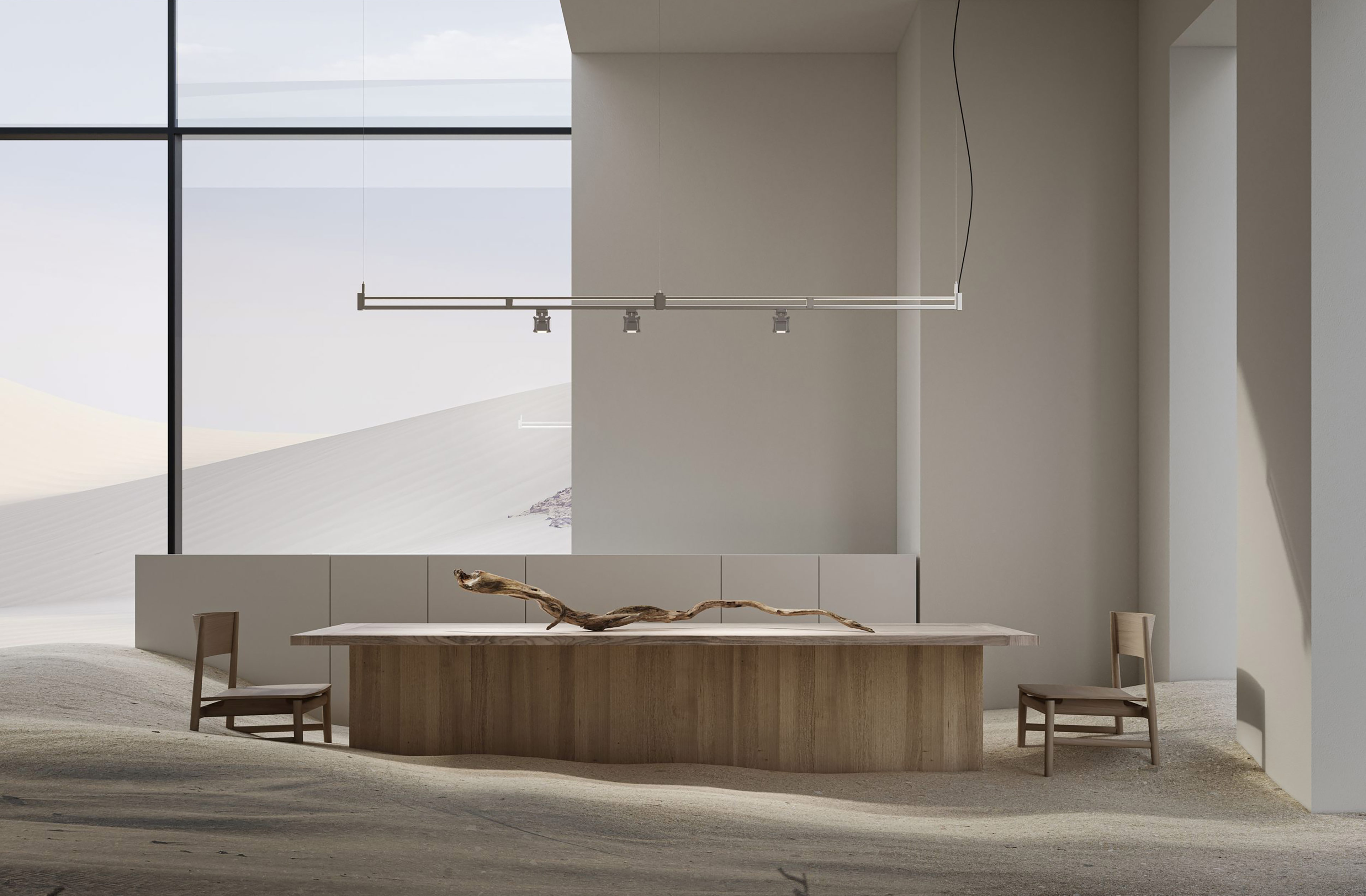 New Karman lighting collection. Nature takes back its space