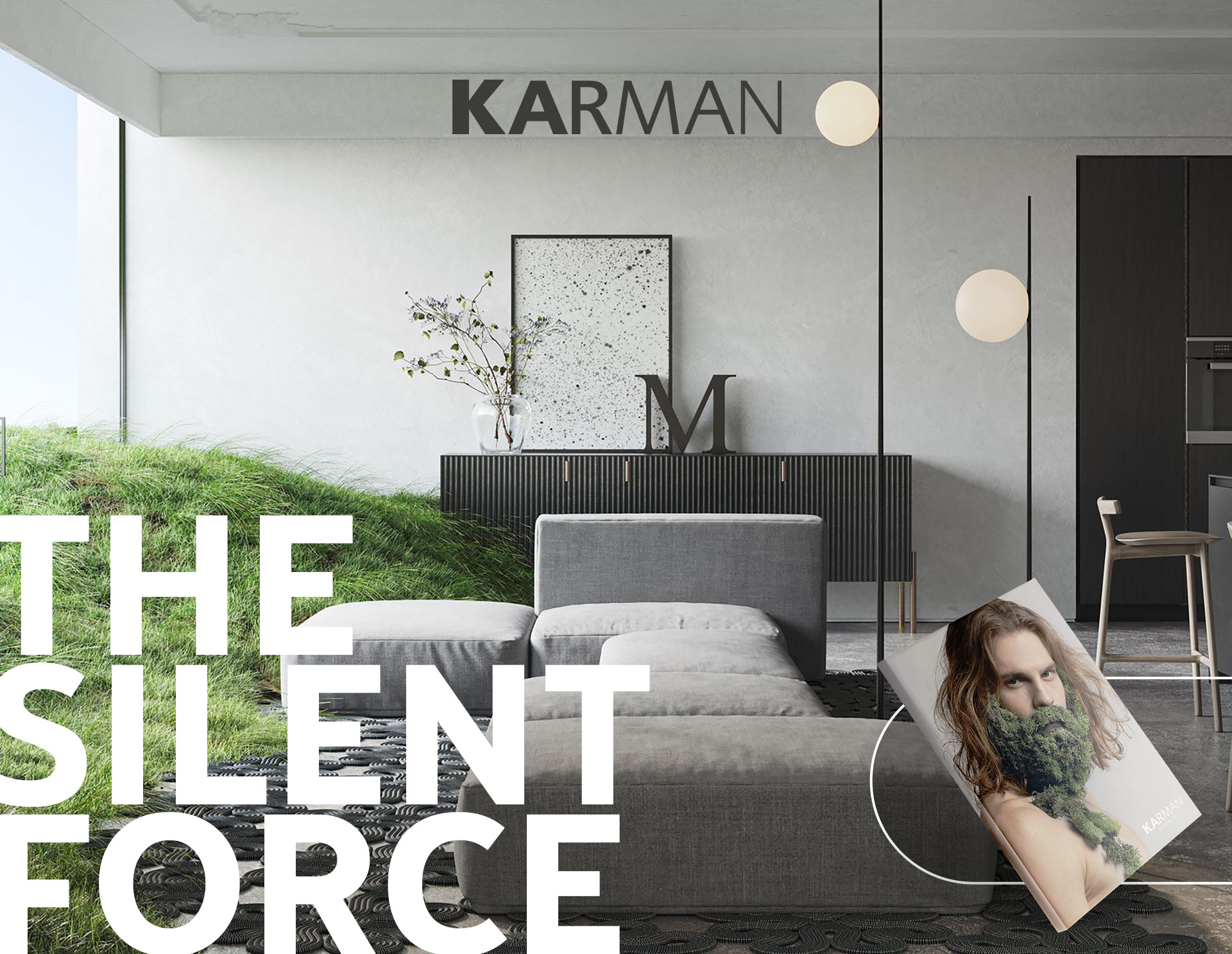 New Karman lighting collection. Nature takes back its space